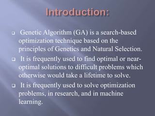 Genetic algorithm | PPT
