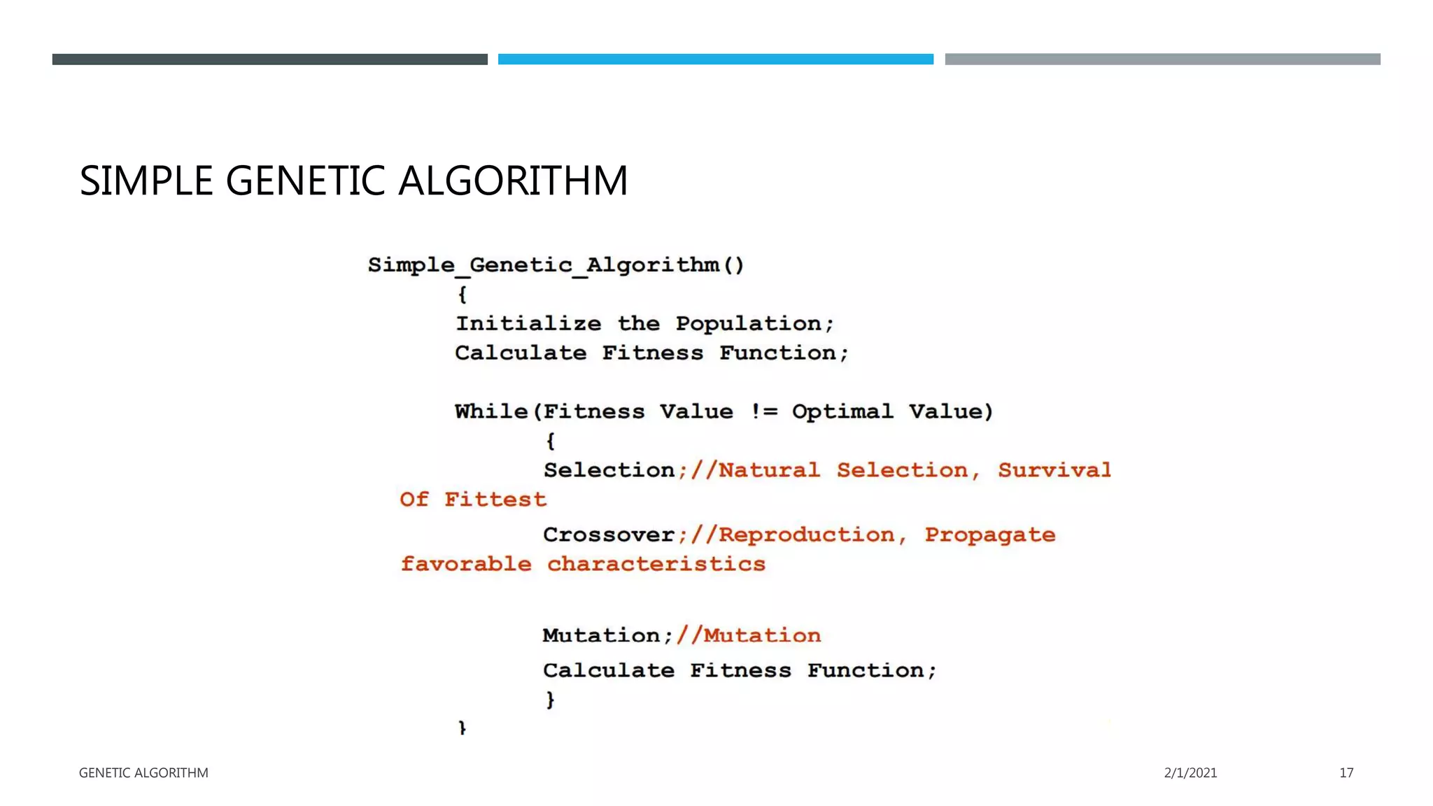 Genetic algorithm | PPTX