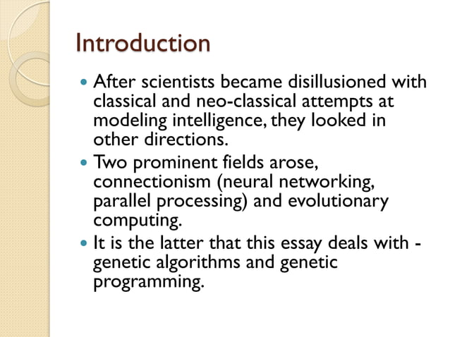Genetic Algorithms in Artificial Intelligence | PDF