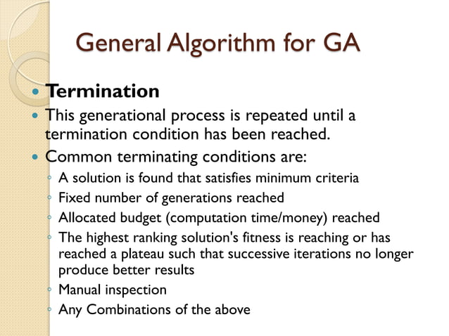 Genetic Algorithms in Artificial Intelligence | PDF