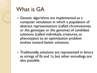Genetic Algorithms in Artificial Intelligence | PDF