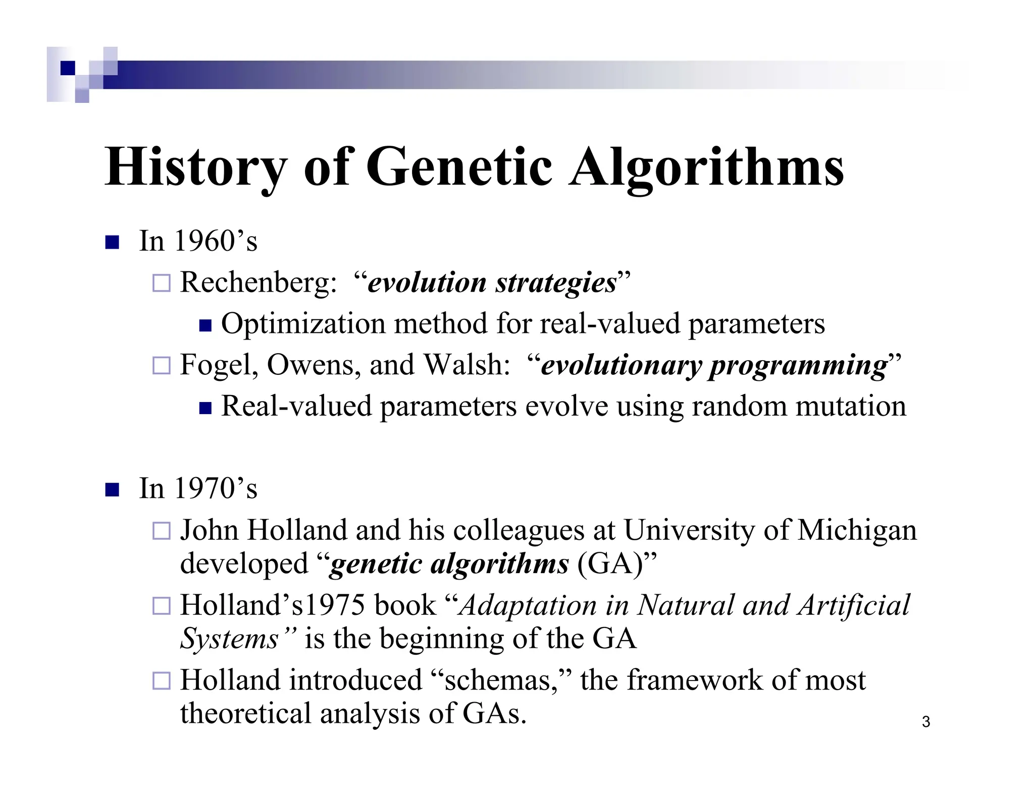 Genetic algorithm in Artificial Intelligence with example | PPT