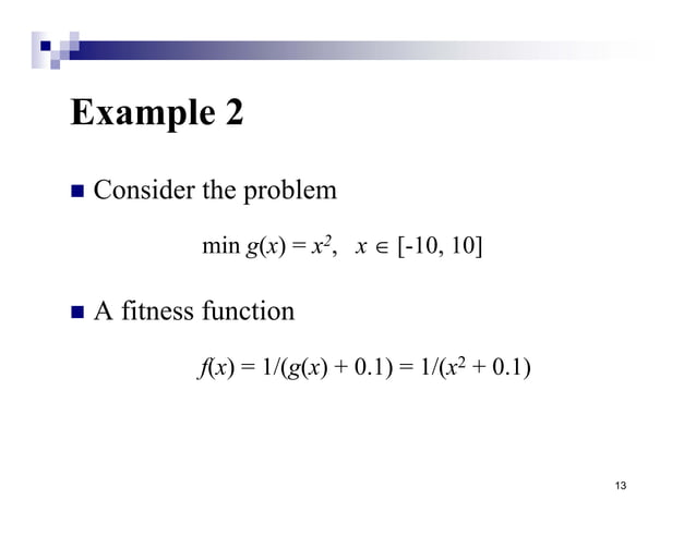 Genetic Algorithm In Artificial Intelligence With Example Ppt
