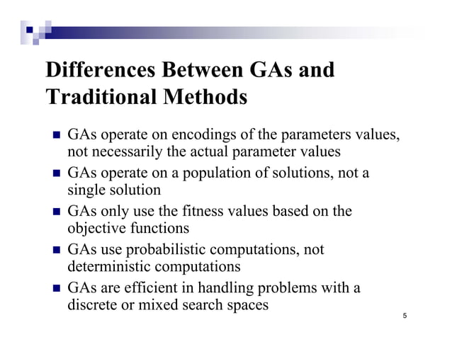 Genetic algorithm in Artificial Intelligence with example | PPT