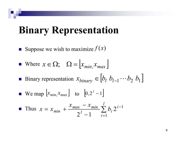 Genetic algorithm in Artificial Intelligence with example | PPT