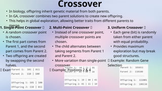 Genetic Algorithms in Machine Learning Concept | PPTX