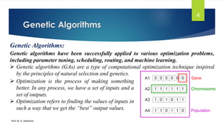 Genetic Algorithm in Machine Learning PPT by-Adi | PDF