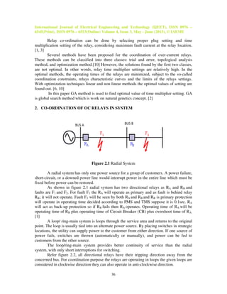 Genetic algorithm approach into relay co ordination | PDF | Genetics | Science