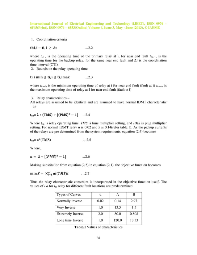 Genetic algorithm approach into relay co ordination | PDF