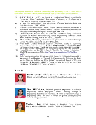 Genetic algorithm approach into relay co ordination | PDF