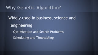 Genetic algorithm artificial intelligence presentation | PPTX ...