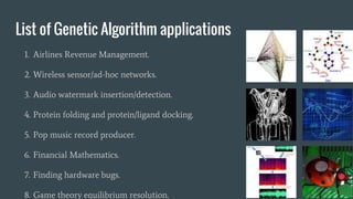 Genetic algorithm artificial intelligence presentation | PPT