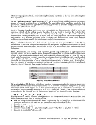 Genetic algorithm based key generation for fully homomorphic encryption | PDF