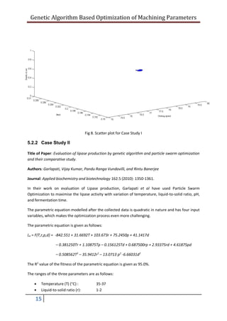 Genetic Algorithm based Optimization of Machining Parameters | PDF