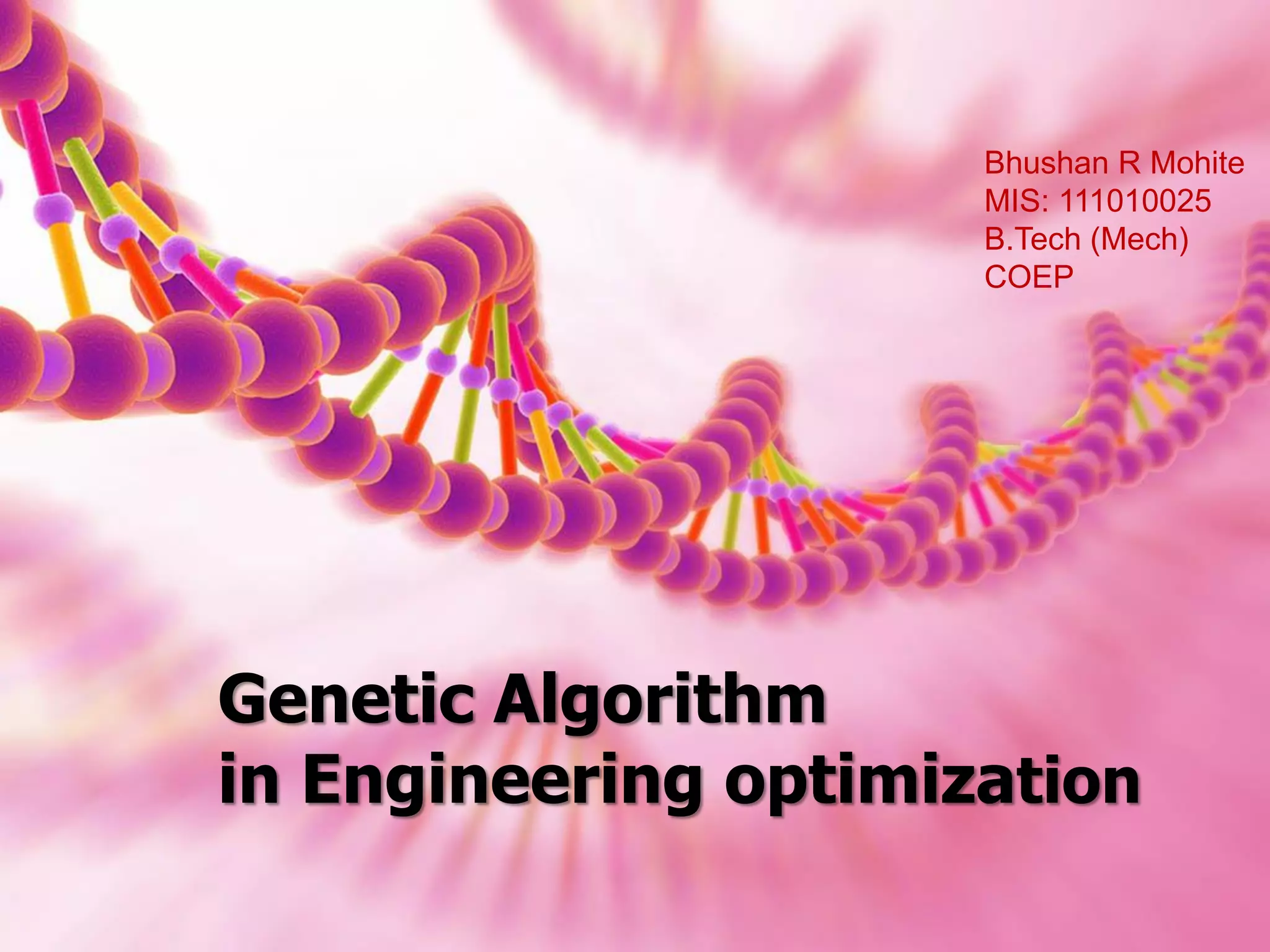 Genetic Algorithm Ppt