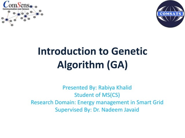 Genetic algorithm | PPT