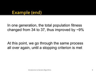 Genetic algorithm (ga) binary and real Vijay Bhaskar Semwal | PPT