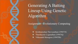 Genetic Algorithm | PDF | Genetics | Science