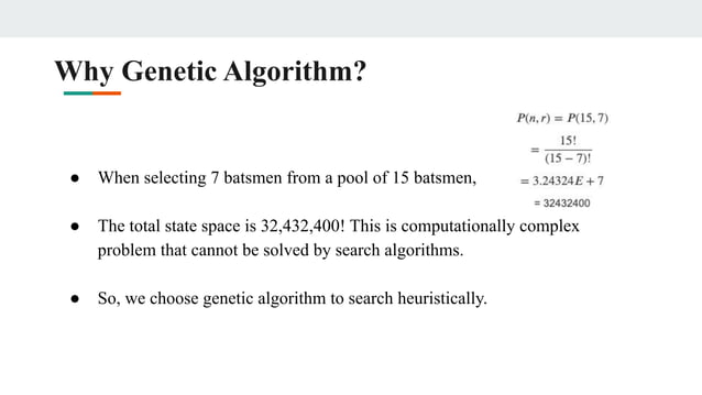 Genetic Algorithm | PPT