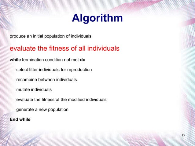 Genetic Algorithm by Example | PPTX