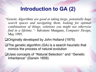 Genetic Algorithm by Example | PPTX