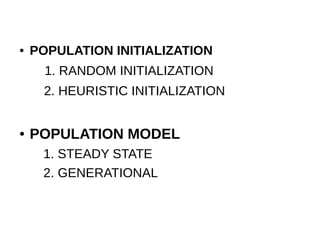Genetic algorithm ppt | ODP