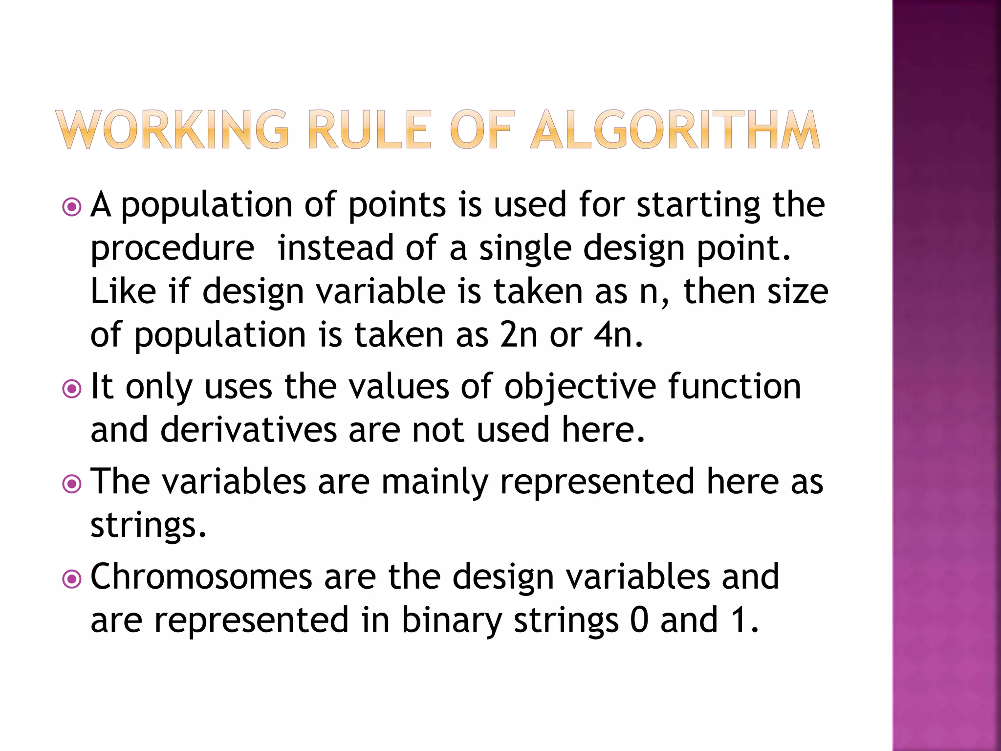 GENETIC ALGORITHM | PPTX