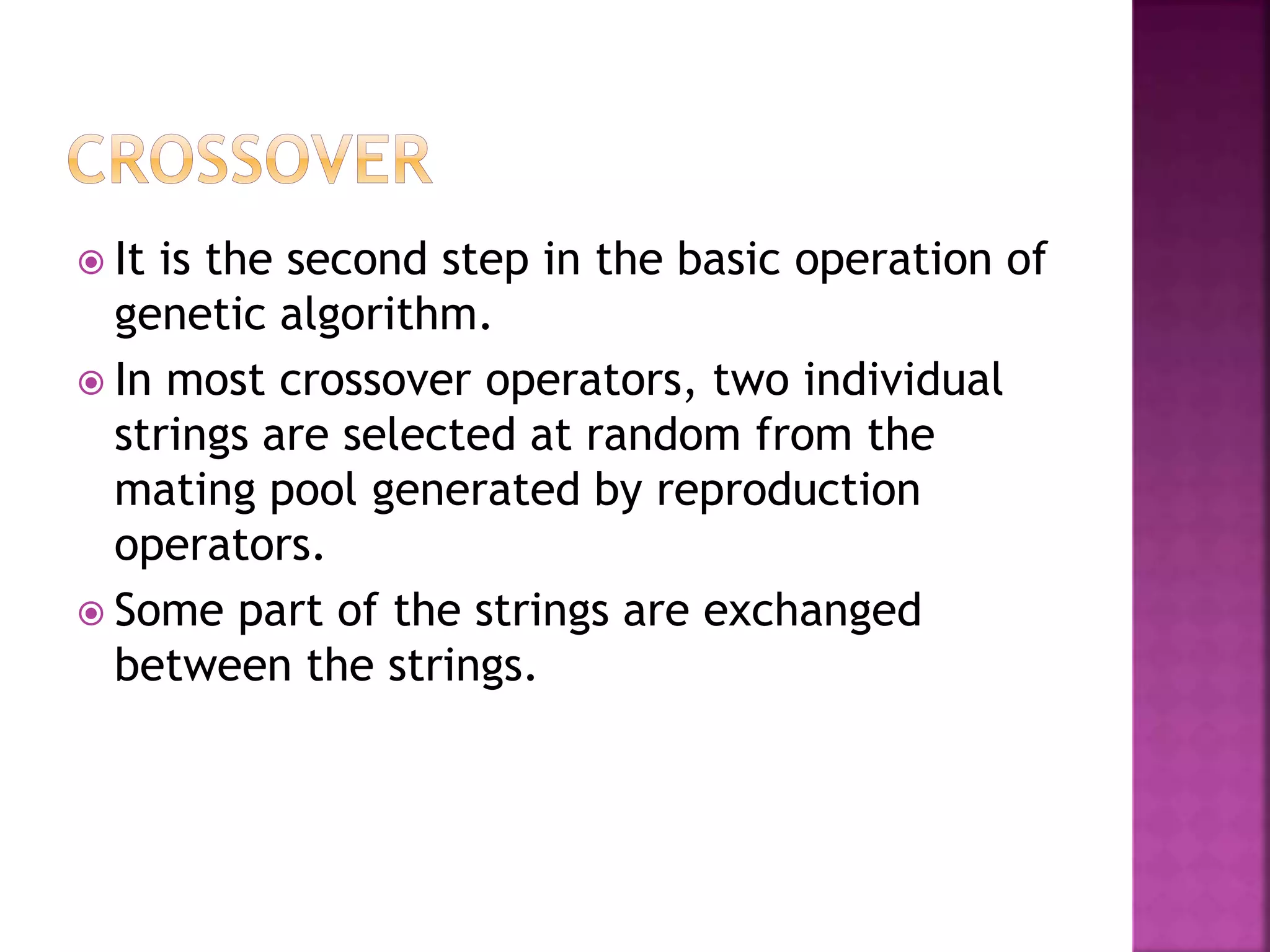 GENETIC ALGORITHM | PPTX
