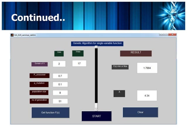 Genetic algorithm raktim | PPTX | Genetics | Science