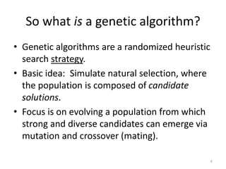 Genetic Algorithms-1.ppt | Genetics | Science