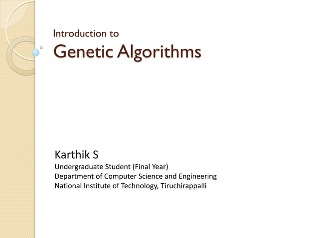 Geneticalgorithms 100403002207 Phpapp02 Ppt
