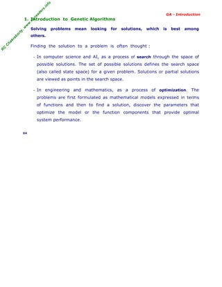 Genetic algorithms | PDF