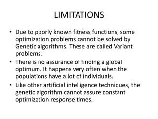 Genetic algorithms | PPTX