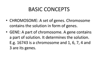 Genetic algorithms | PPTX