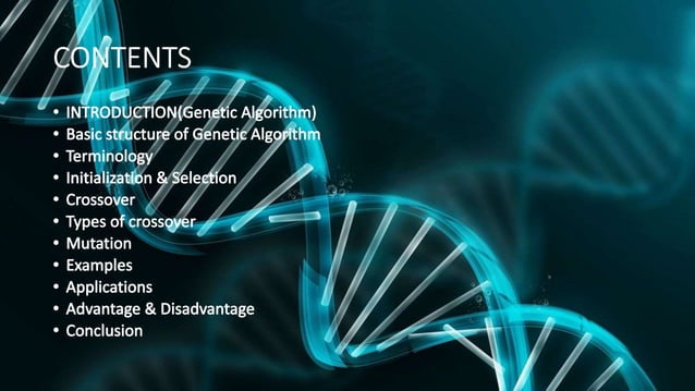 Genetic algorithms | PPT