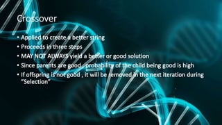 Genetic algorithms | PPT