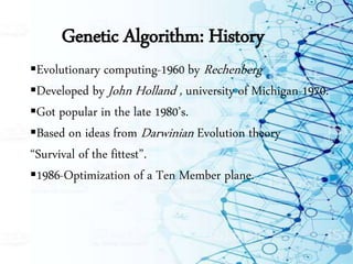 Genetic algorithms | PPTX
