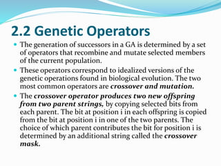 Genetic algorithms | PPTX