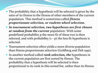Genetic algorithms | PPTX