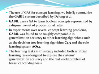 Genetic algorithms | PPTX