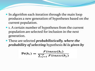 Genetic algorithms | PPTX