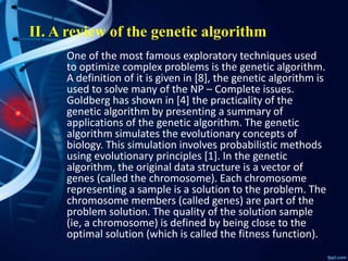 Genetic algorithms mahyar | PPT