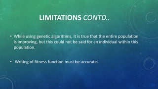 Genetic algorithms in Data Mining | PPTX