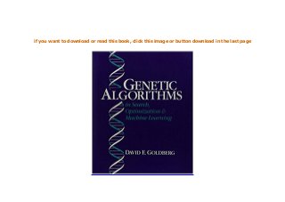 P.D.F_book Genetic Algorithms in Search Optimization and Machine ...