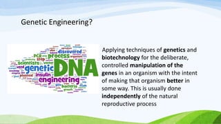 Genetically engineered drugs | PPTX