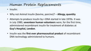 Genetically engineered drugs | PPTX