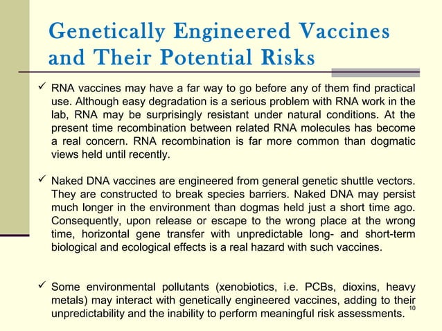 Genetically engineered vaccines | PPT
