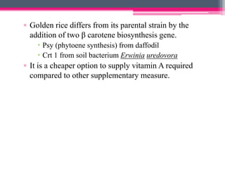 Genetically modified | PPTX