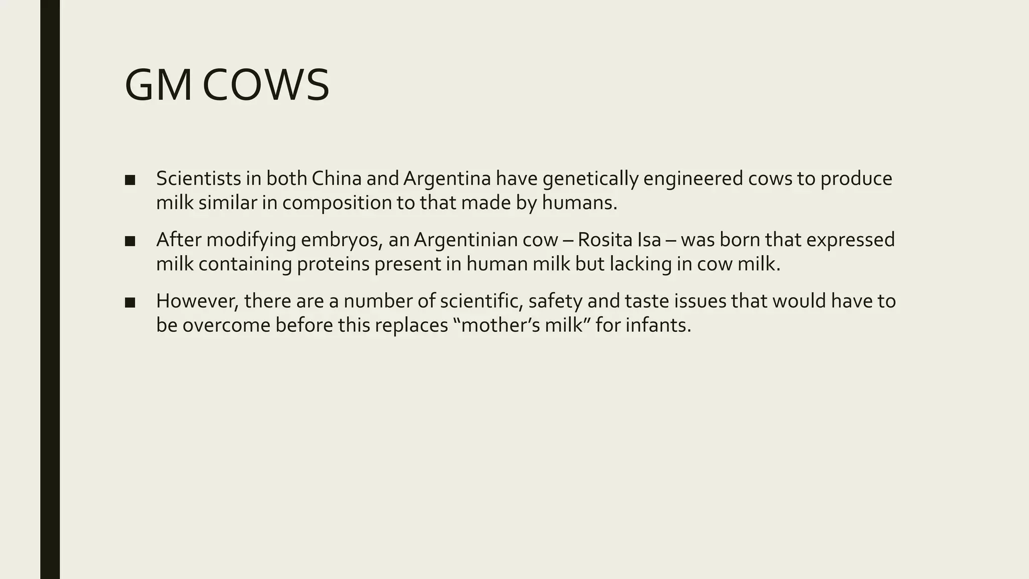 Genetically modified animals | PPTX