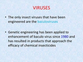Genetically modified biopesticides | PPTX